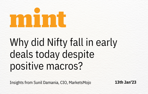 Why did Nifty fall in early deals today despite positive macros ...