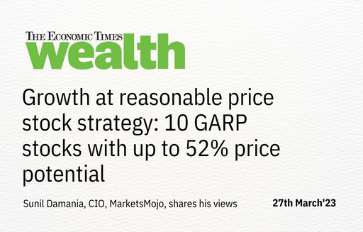 Growth at reasonable price stock strategy: 10 GARP stocks with up to 52 ...