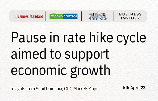 Pause in rate hike cycle aimed to support economic growth