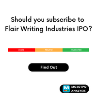 IPOs | Latest IPOs News | Upcoming IPOs | Flair Writing Industries ...