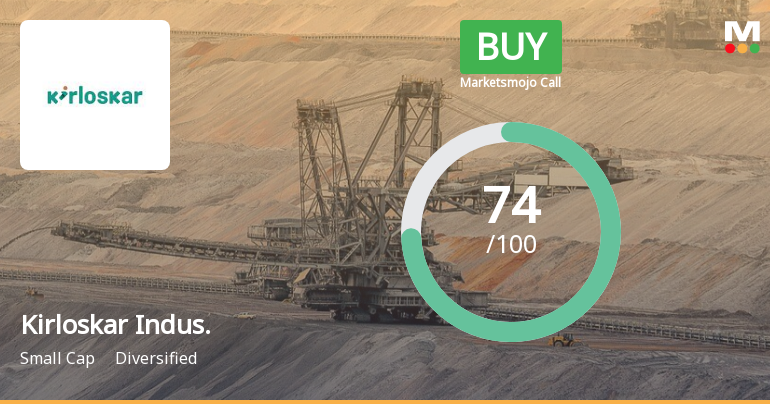 Kirloskar Industries Receives 'Hold' Rating from MarketsMOJO