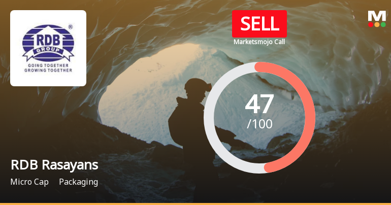 RDB Rasayans Receives 'Hold' Rating from MarketsMOJO