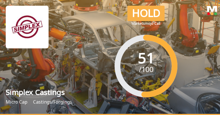 Simplex Castings Receives 'Hold' Rating Upgrade