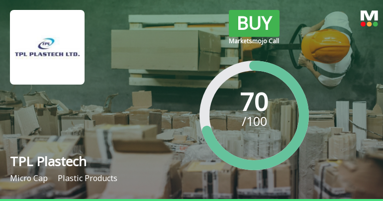 TPL Plastech Receives 'Buy' Rating from MarketsMOJO