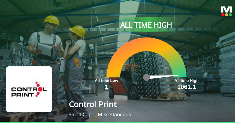 Control Print Ltd. Achieves All-Time High