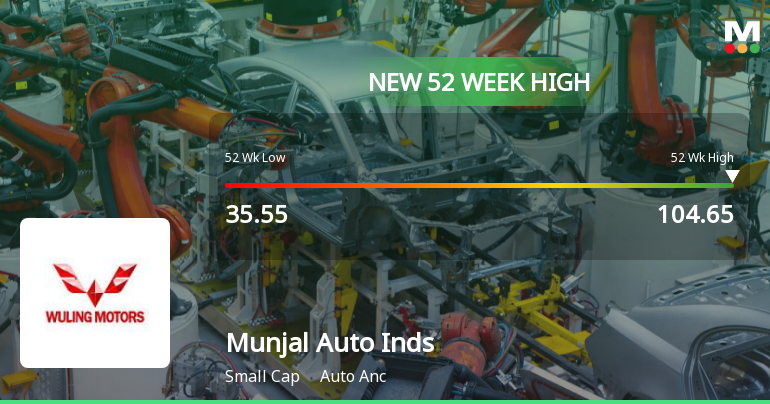 Munjal Auto Industries Ltd. Outperforms Sector and Sensex with Impressive Stock Performance
