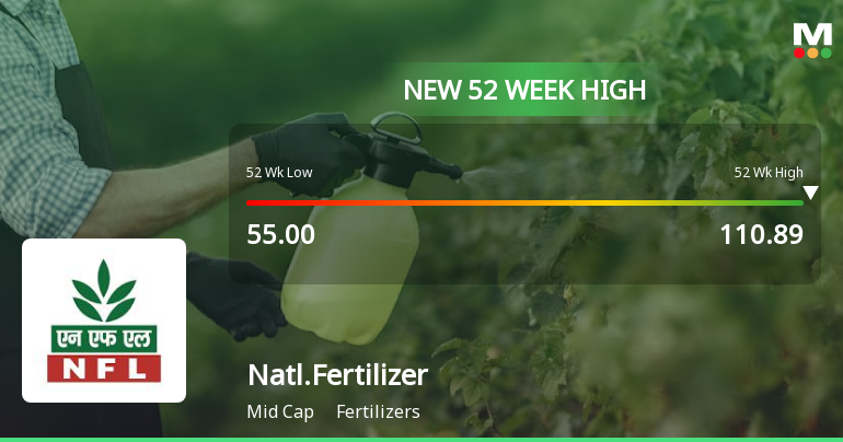 National Fertilizer Ltd's Stock Reaches 52-Week High, Outperforms ...