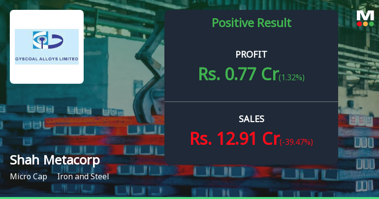 Shah Metacorp's Q3 Financial Results Show Positive Perfor...