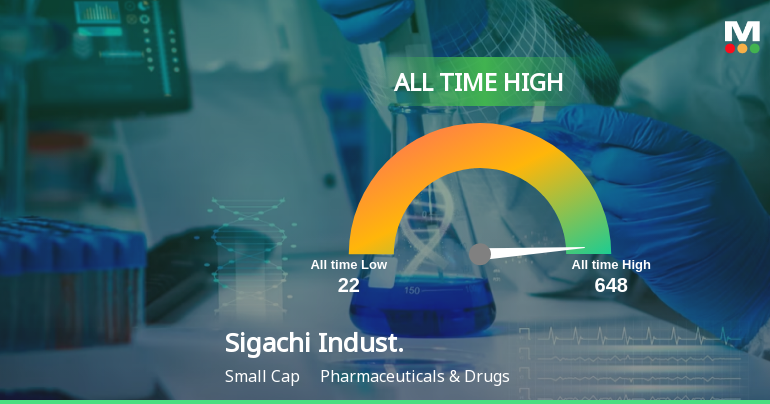 Sigachi Industries' Stock Reaches All-Time High, Outperforms Sector and ...