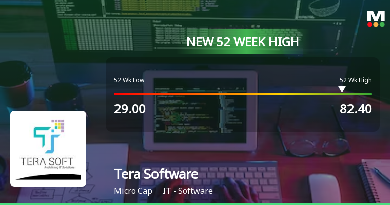 Tera Software's Stock Hits 52-Week High, Outperforms Sector and Shows Strong Growth Potential