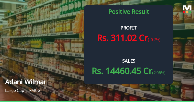 Adani Wilmar Reports Strong Financial Results for Q2 FY25...