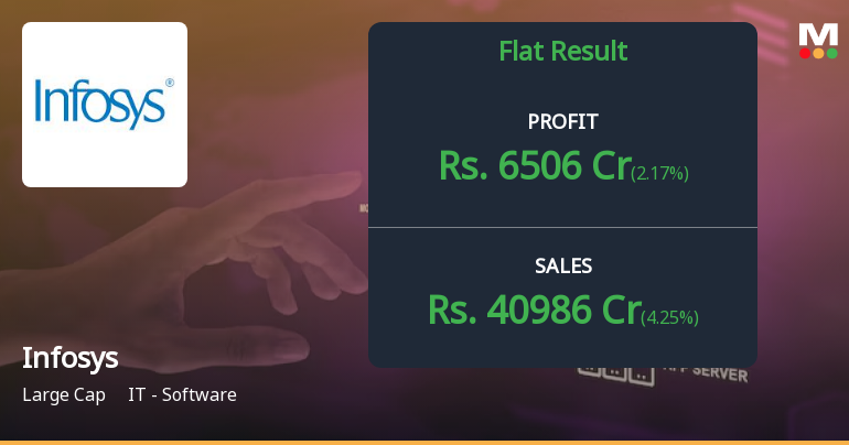 Infosys Reports Strong Operating Cash Flow and Highest Net Sales in ...