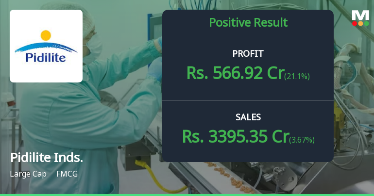 Pidilite Industries Reports Strong Financial Performance in Q2 FY25