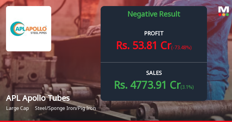 APL Apollo Tubes faces challenges in recent quarter, but shows strong ...