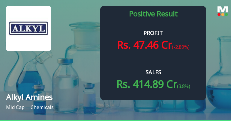 Alkyl Amines Chemicals Reports Positive Financial Results For Q3 2024 But Concerns Remain