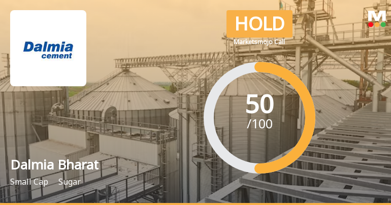 Dalmia Bharat Sugar & Industries Upgraded to 'Hold' by MarketsMOJO, Attractive Valuation and ...