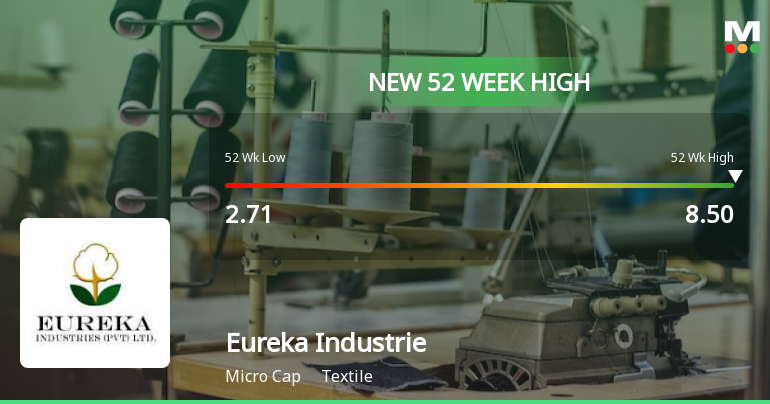 Eureka Industries' Stock Surges to 52-Week High, Outperforming Market ...