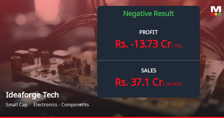 Ideaforge Technology Reports Negative Financial Performance in Q2 2024