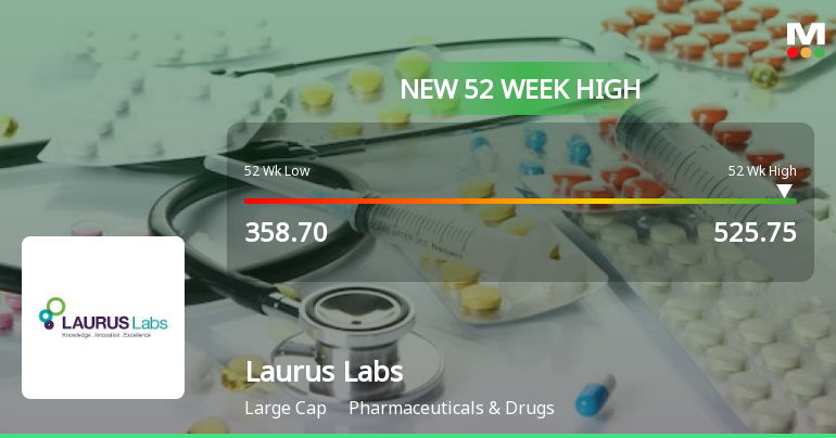 Laurus Labs Hits 52-Week High, Continues Strong Performance in ...