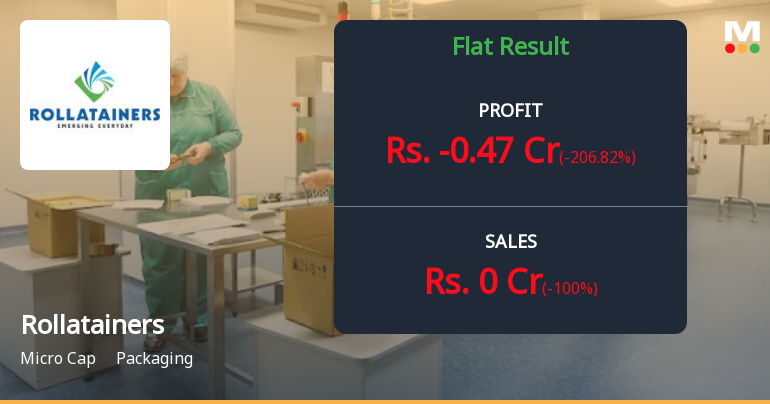 Rollatainers Shows Flat Performance in Q2 FY25, But Improves Debtors ...