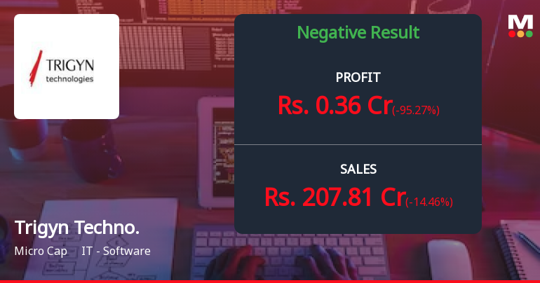 Trigyn Technologies Reports Negative Financial Performance in Q3 2024