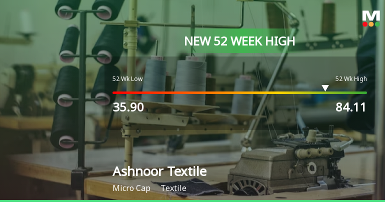 Ashnoor Textile Mills Experiences Revision in Stock Score Amidst Price ...