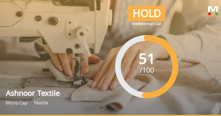 MarketsMOJO Upgrades Ashnoor Textile Mills to 'Hold' Rating, Indicating ...