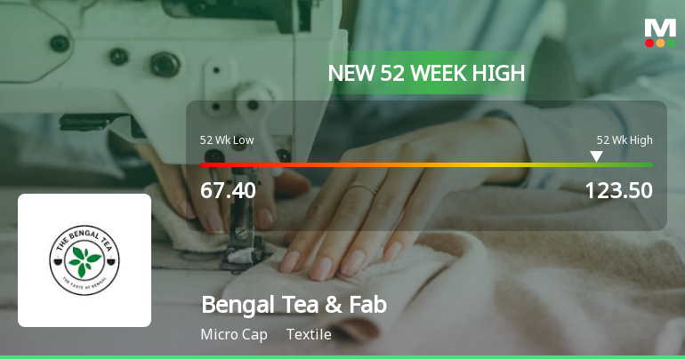 Bengal Tea & Fabrics' Stock Reaches 52-Week High, Outperforms Sector ...