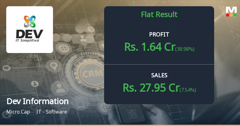 Dev Information Technology Reports Mixed Performance in Q3, PBT Shows ...