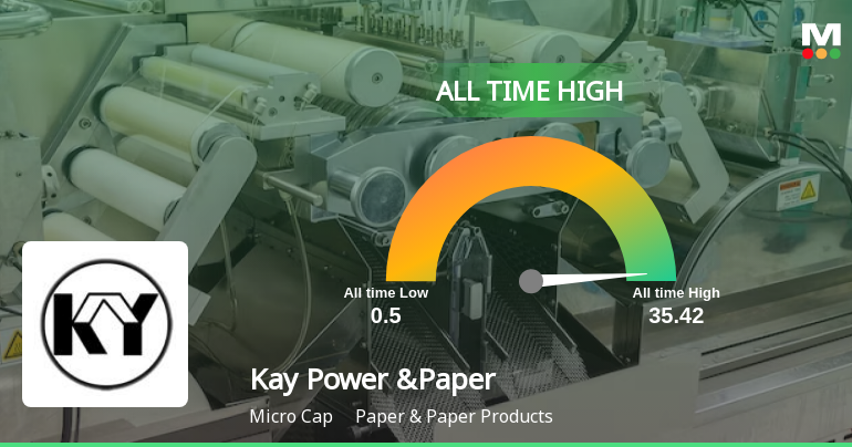 Kay Power & Paper's Stock Reaches All-Time High, Outperforms Sector and ...