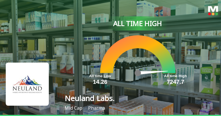 Neuland Laboratories' Stock Reaches All-Time High, Shows Strong Growth ...