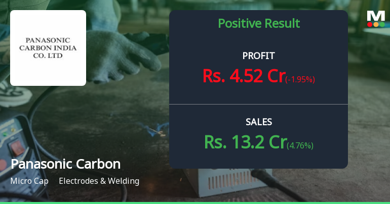 Panasonic Carbon India Company shows positive financial performance in ...