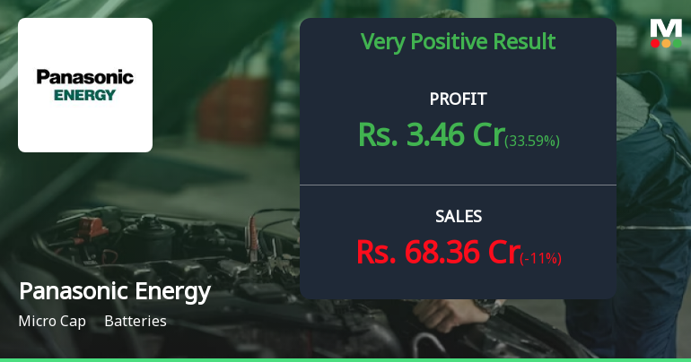 Panasonic Energy India Company Reports Strong Financial Performance in ...