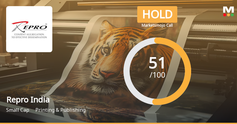 Repro India Upgraded to 'Hold' by MarketsMOJO, Shows Positive Financial ...
