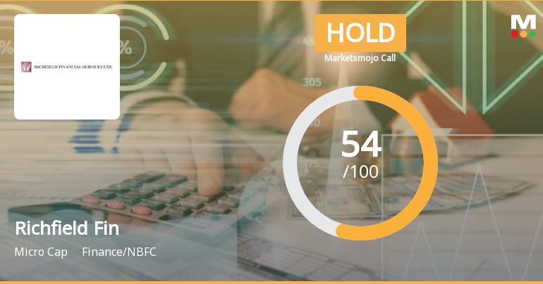 Richfield Financial Services Receives 'Hold' Rating from MarketsMOJO, Shows Bullish Trend in ...