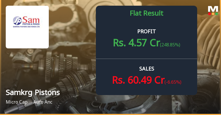 Samkrg Pistons & Rings Announces Mixed Performance in Q3 2023 Financial ...