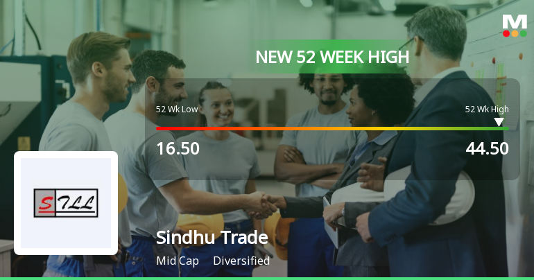 Sindhu Trade Links' Stock Reaches 52-Week High, Outperforms Sector and ...