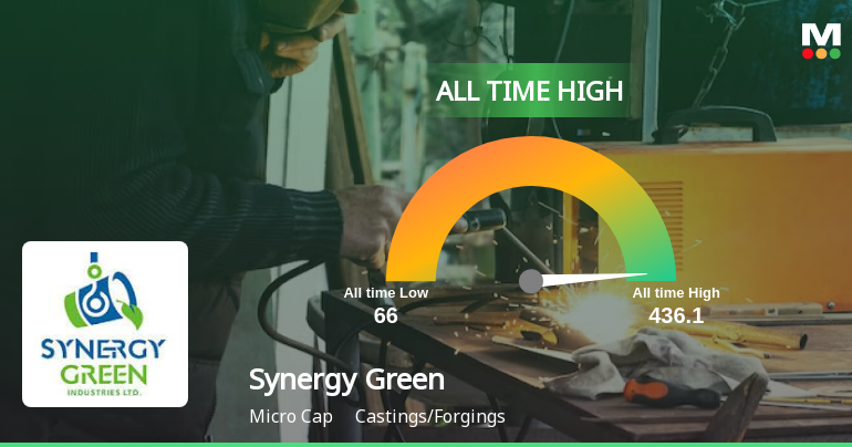 Synergy Green Industries' Stock Reaches All-Time High, Outperforms ...