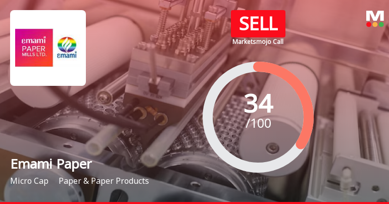 Emami Paper Mills Downgraded to 'Sell' by MarketsMOJO Due to High Debt and Weak Fundamentals