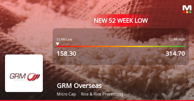 GRM Overseas Hits 52-Week Low, Receives 'Strong Sell' Rating from ...
