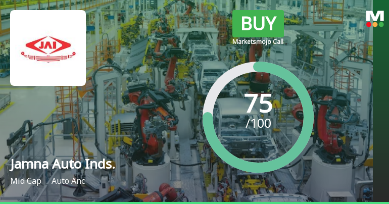 Jamna Auto Industries Receives 'Buy' Rating from MarketsMOJO, Showing Strong Financial Performance