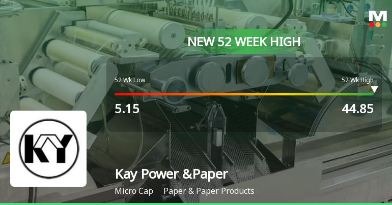 Kay Power & Paper Ltd's Stock Surges to 52-Week High, Outperforming ...