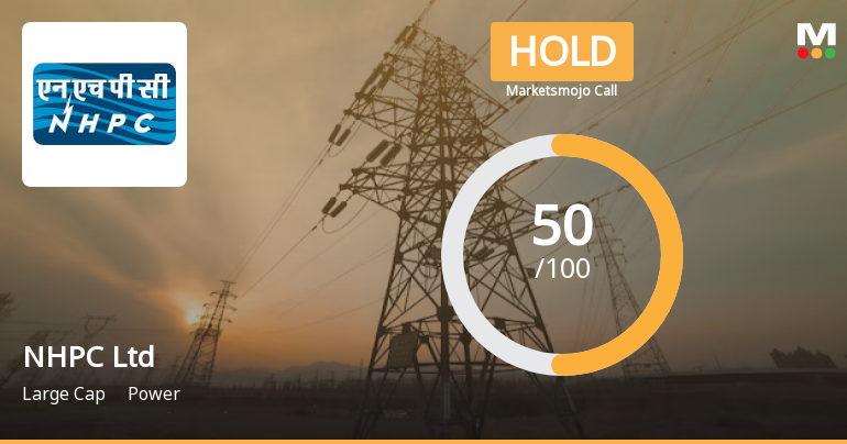 NHPC Receives 'Hold' Rating from MarketsMOJO, Technical Indicators Show Improvement