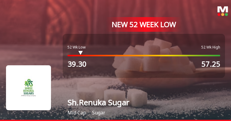 Shree Renuka Sugars Hits 52-Week Low, Receives 'Strong Sell' Rating ...