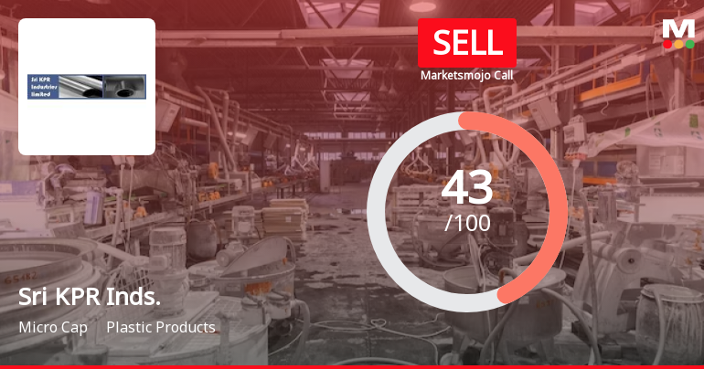 Sri KPR Industries Receives 'Sell' Rating from MarketsMOJO, Concerns Over Long-Term Fundamentals ...