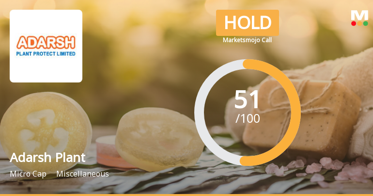 Adarsh Plant Protect Receives 'Hold' Rating from MarketsMOJO, Shows ...