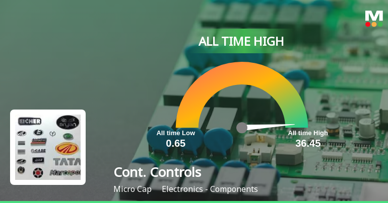 Continental Controls' Stock Reaches All-Time High, Outperforms Sector ...