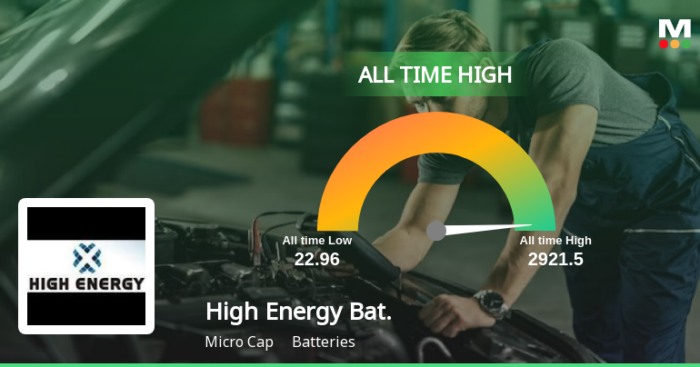 High Energy Batteries (India) Ltd Surges to All-Time High...