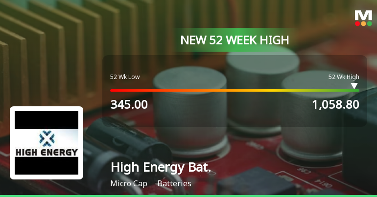 High Energy Batteries (India) Ltd Surges with Impressive ...