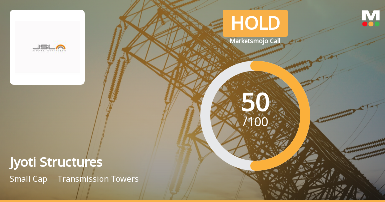 Jyoti Structures Upgraded to 'Hold' by MarketsMOJO, Shows Strong Short-Term Performance but ...